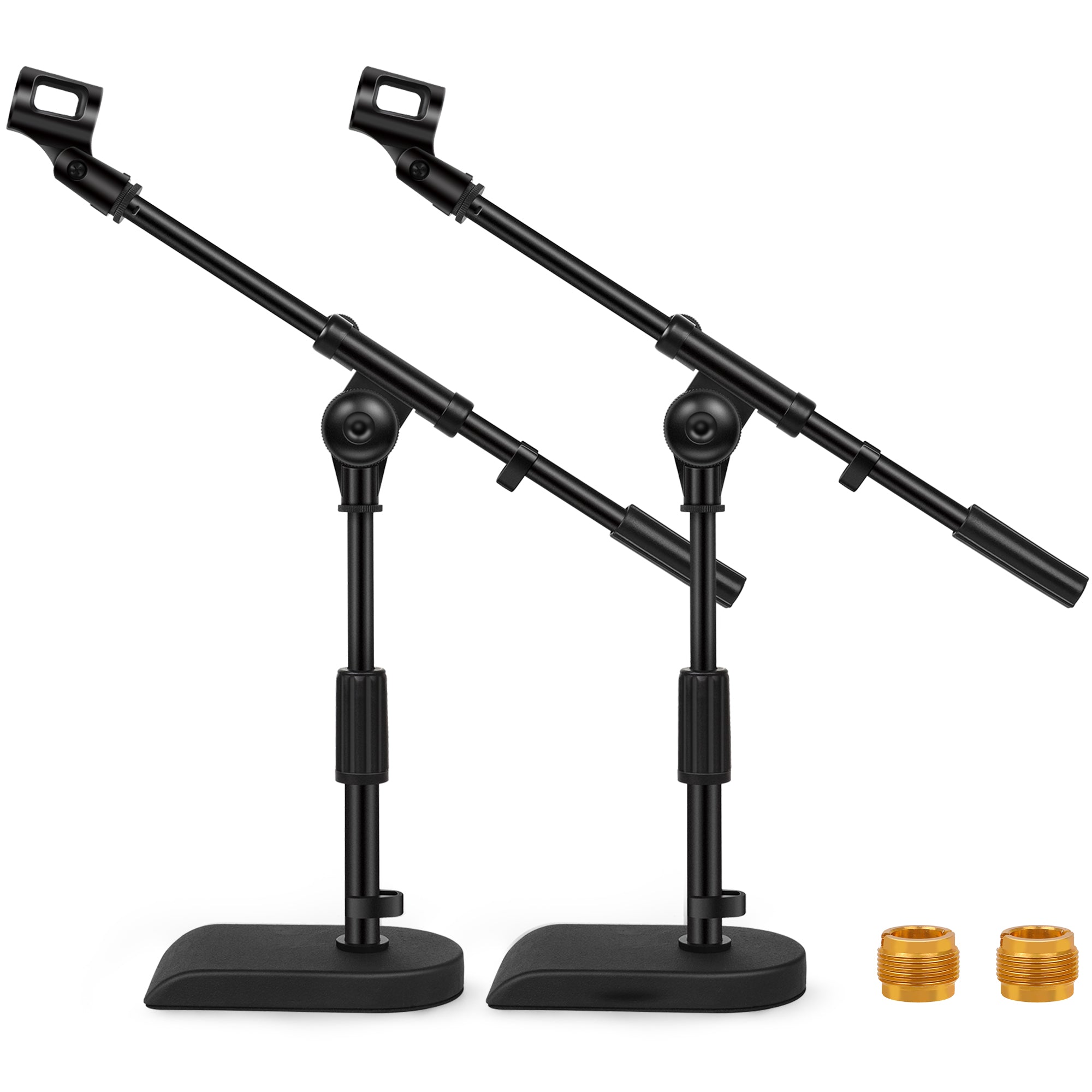 InnoGear Adjustable Desk Microphone Stand, Weighted Base with Soft Gri
