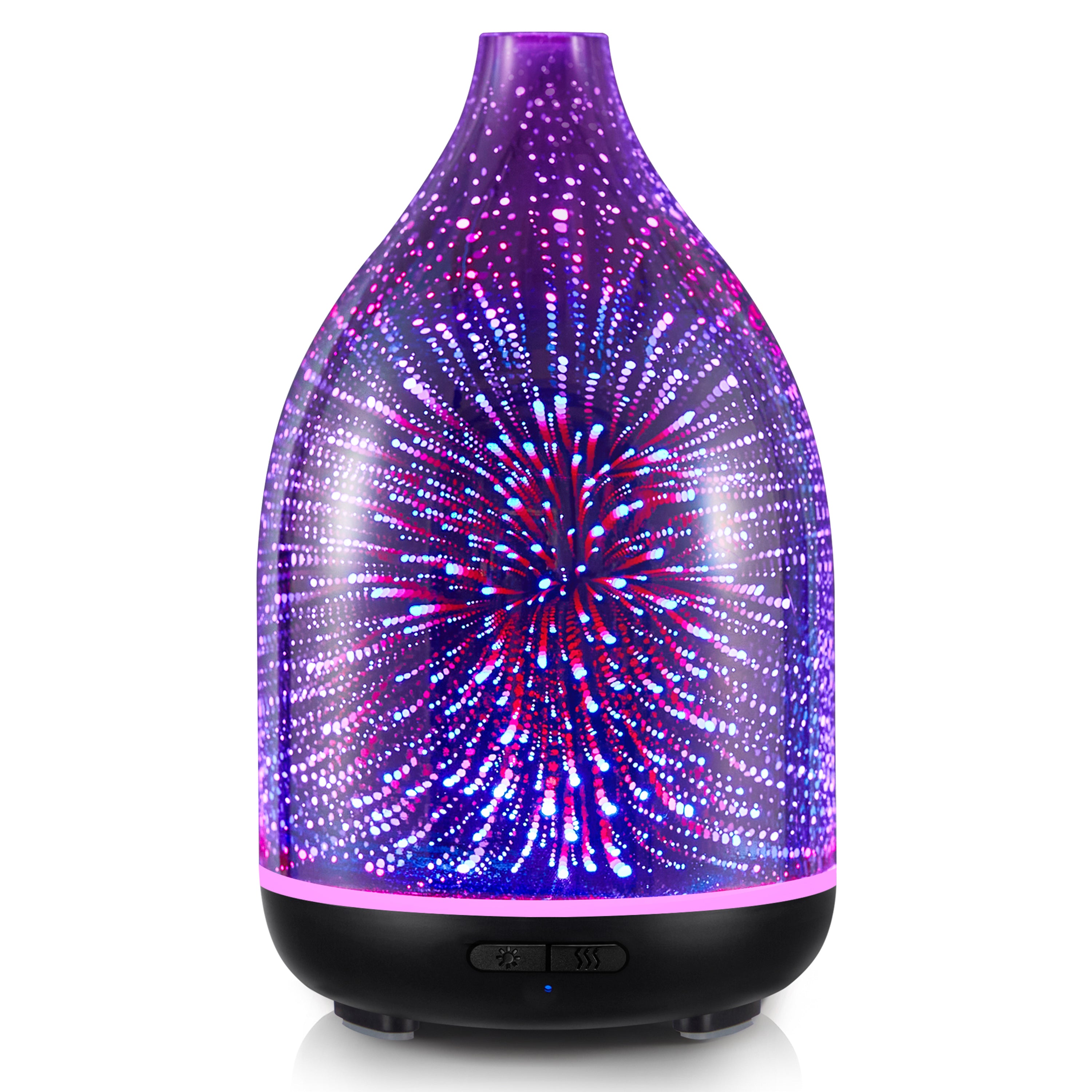 InnoGear Oil Diffuser, 150ml Handmade Glass Diffuser 3D Glass Essentia