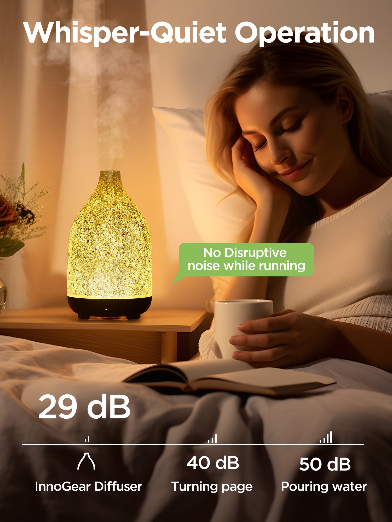 InnoGear Oil Diffuser, Aromatherapy Diffuser for Essential Oils 150ml