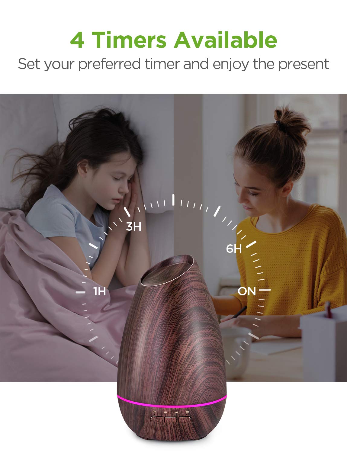 InnoGear 400ml Aromatherapy Essential Oil Diffuser