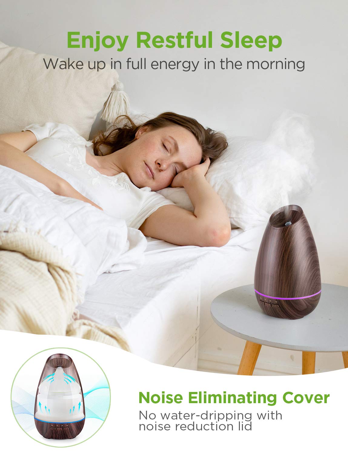 InnoGear 400ml Aromatherapy Essential Oil Diffuser