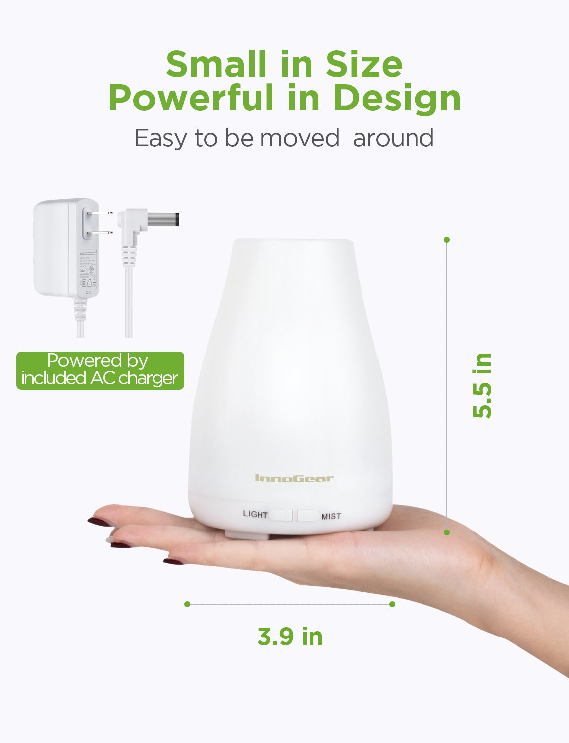 InnoGear 2nd Ver. Aromatherapy Essential Oil Diffuser
